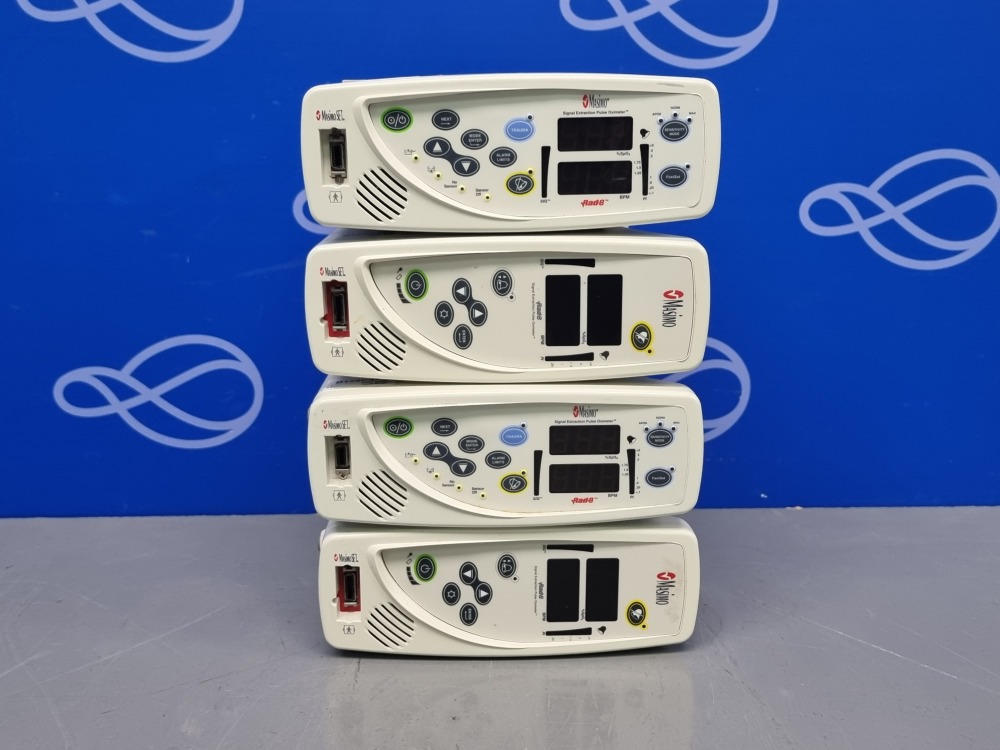 4 x Masimo Rad 8 Signal Extraction Pulse Oximeter