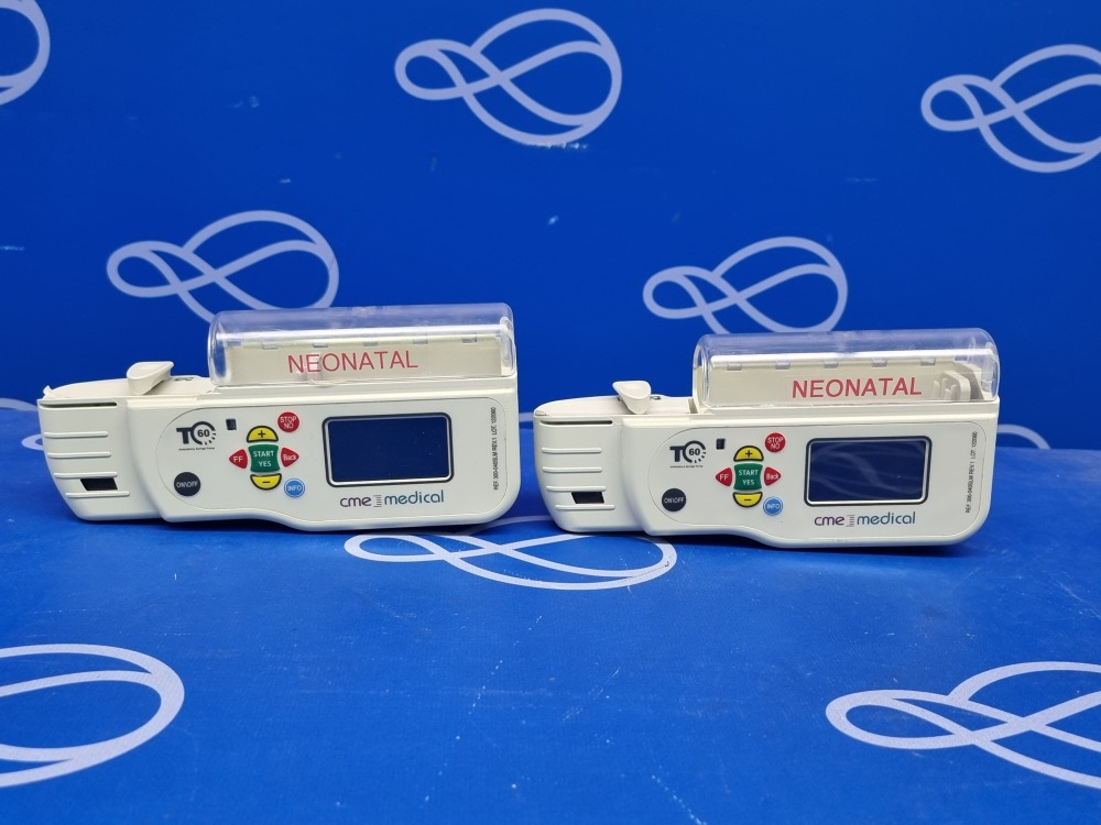 2 x CME Medical T60 Syringe Pumps