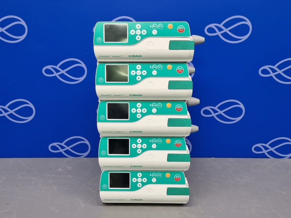 5 x Braun Infusomat Compact Plus Infusion Pumps