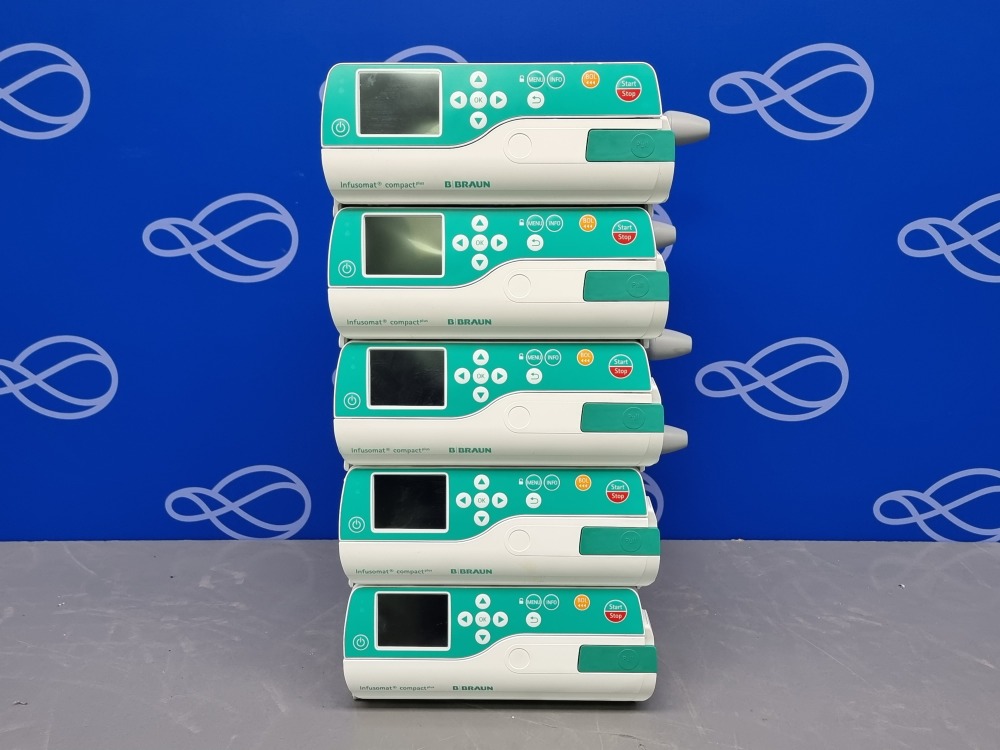 5 x Braun Infusomat Compact Plus Infusion Pumps