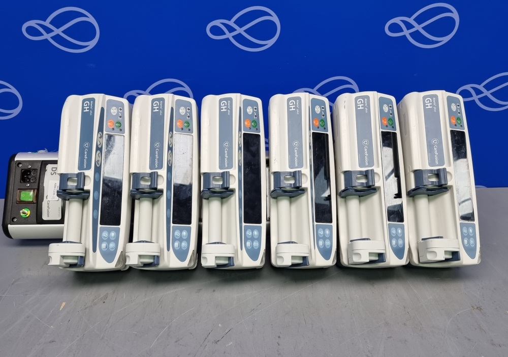6 x Alaris Plus GH Syringe Driver on Alaris Docking Station