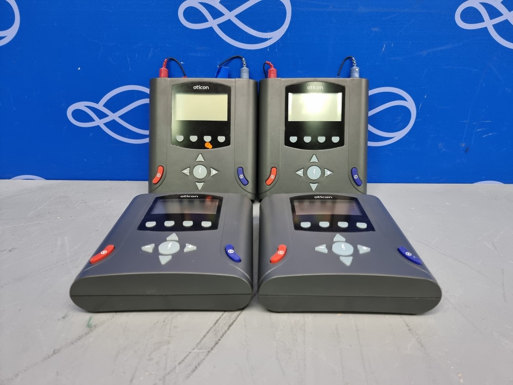 4 x Oticon Hearing Aid Programming Unit