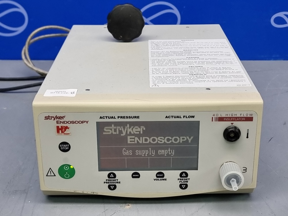 Stryker Endoscopy 40L Highflow Insufflator