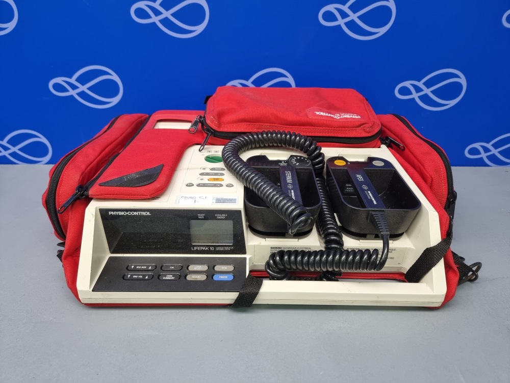 Physio Control LifePak 10 Cardiac Monitor Defibrillator