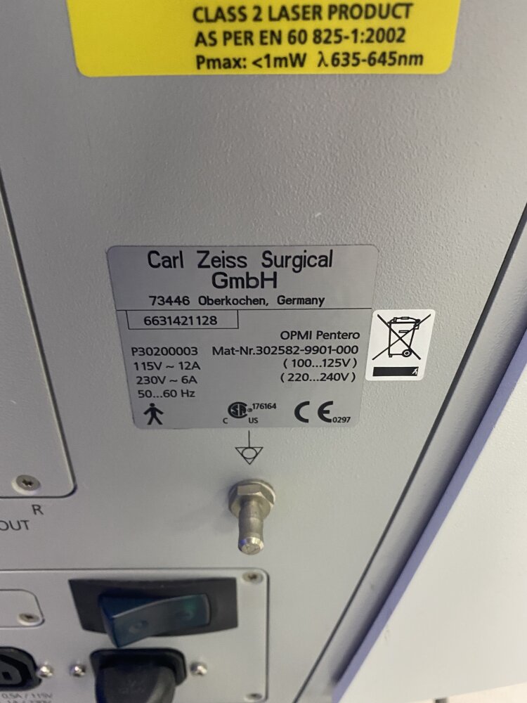 Zeiss OPMI Pentero Operating Microscope