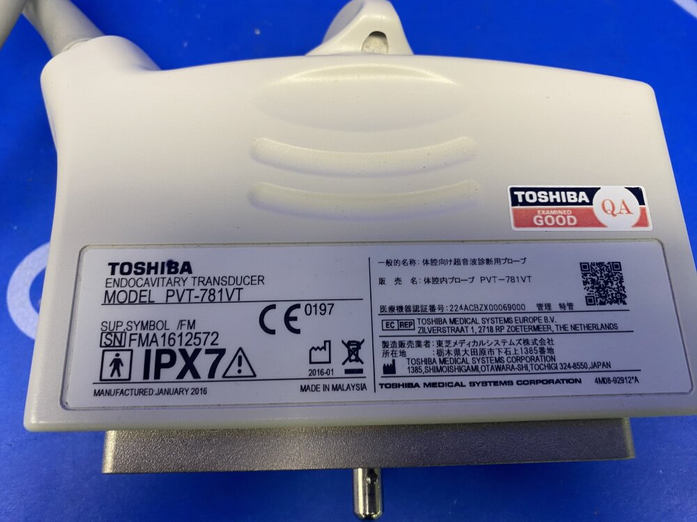 Toshiba PVT-781VT Endocavitary Transducer