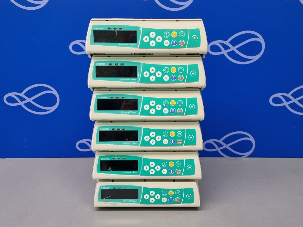 6 x Braun Infusomat Space Infusion Pump