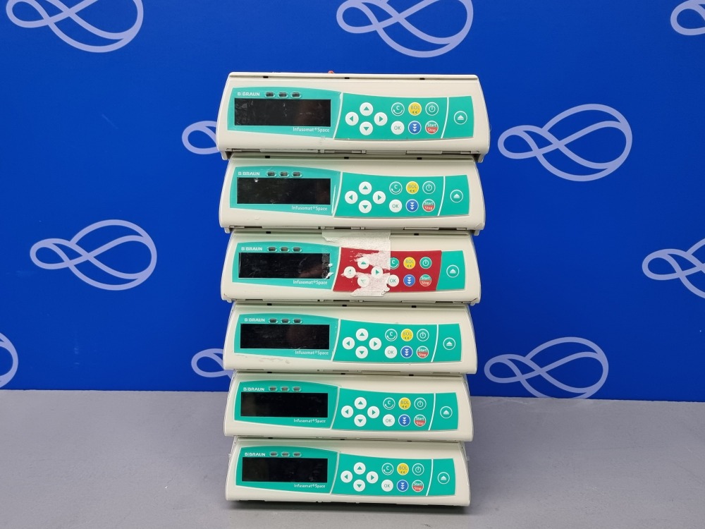 6 x Braun Infusomat Space Infusion Pump