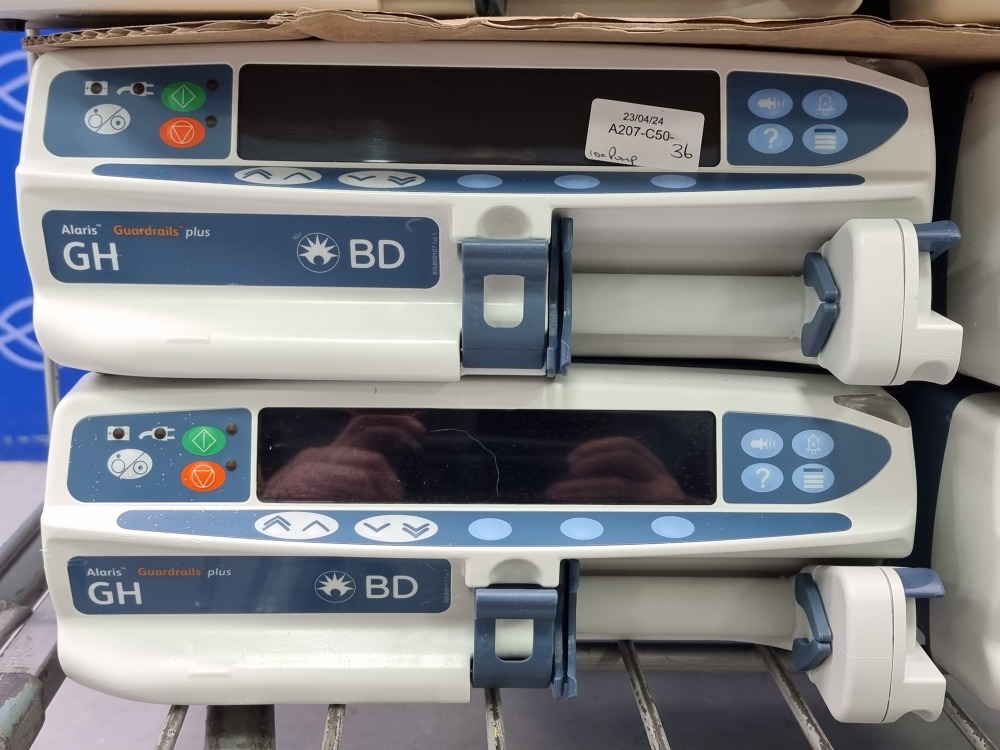 10 x Alaris GH Guardrails Plus Syringe Pump