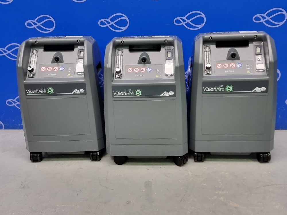 3 x Airsep VisionAire 5 Oxygen Concentrator